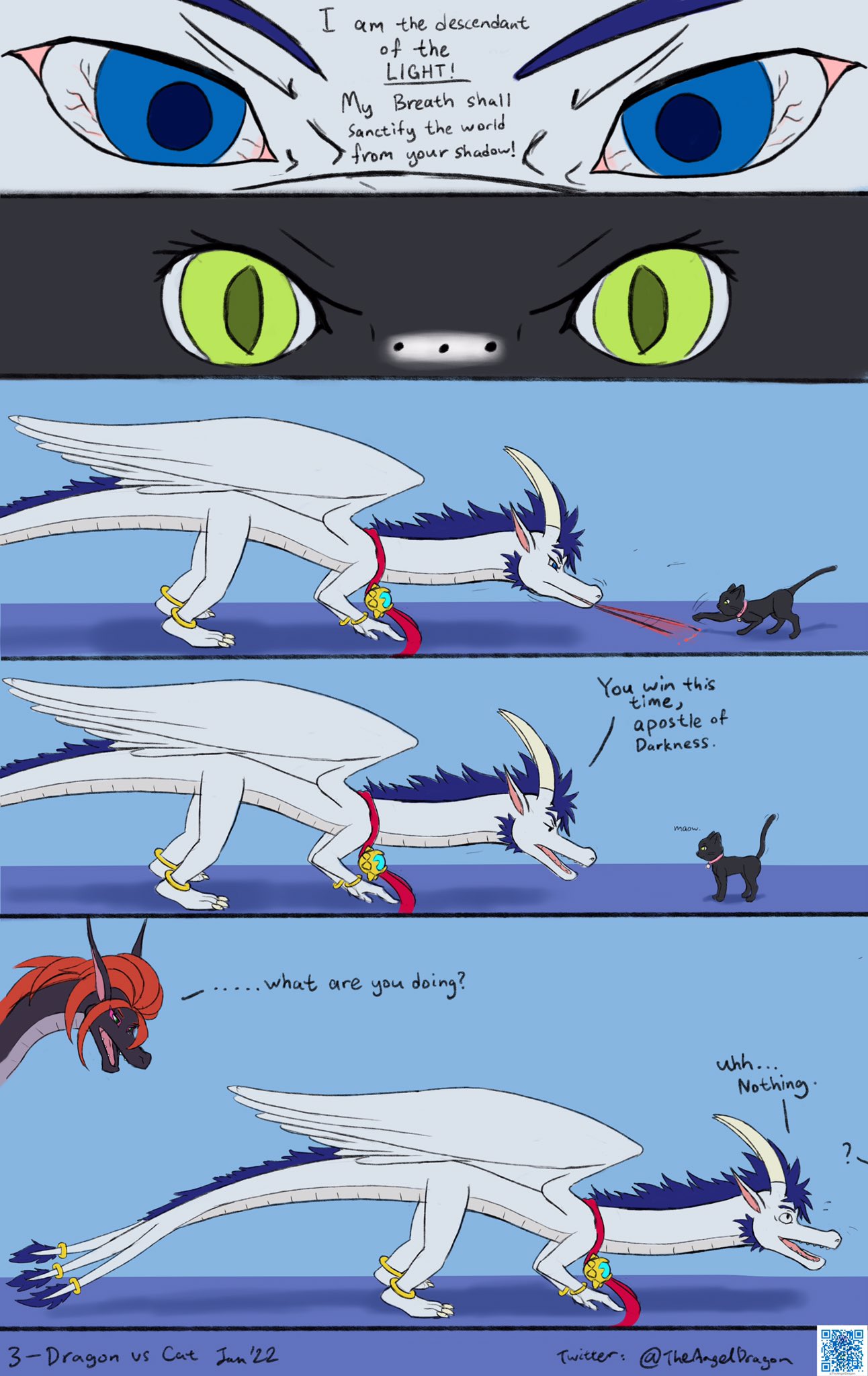 Dark Vs Light Dragon