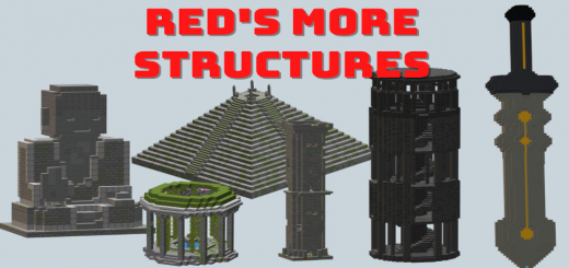 MCPEDL on Twitter: "Red's More Structures Addon - https://t.co/UdzRRnDGks - By @redstonegamesb ...