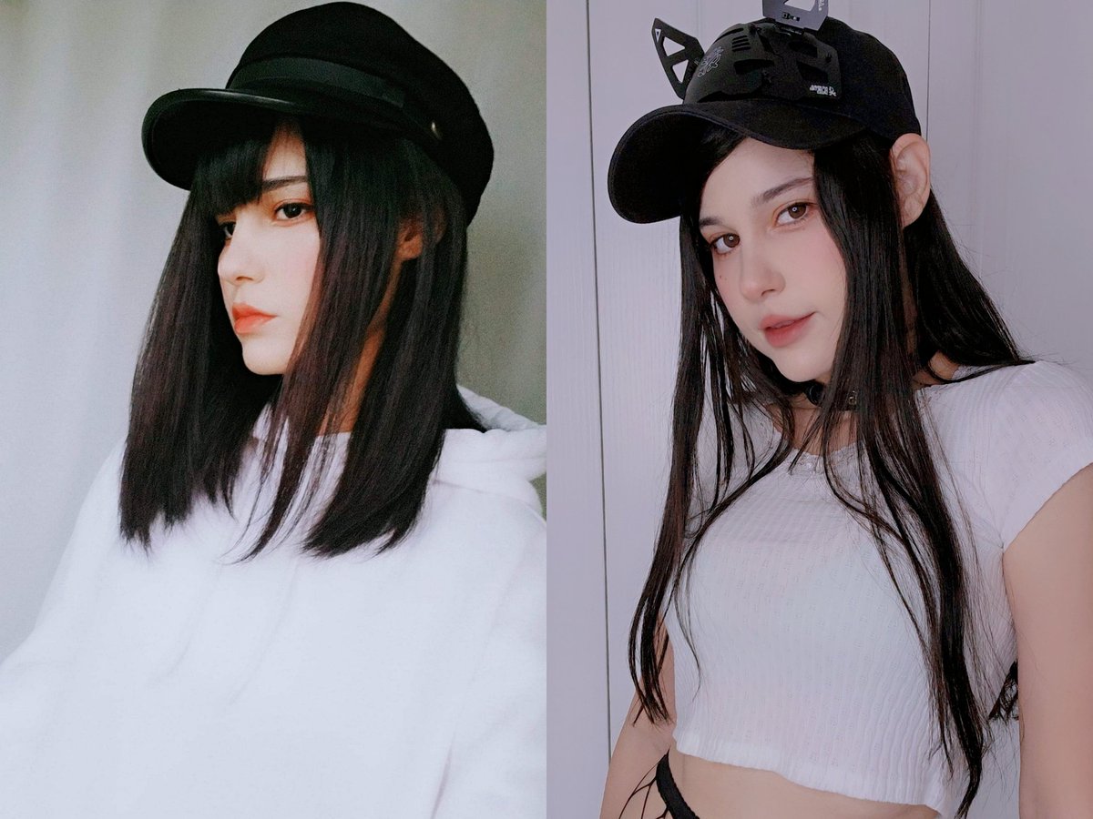 My hair 3 years ago vs now! 🐾OF & Patreon🐾 @jeanwanwan