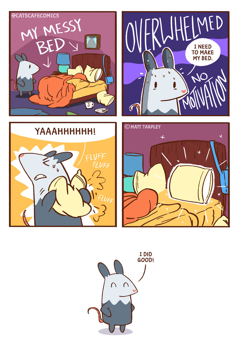 「The impossible task 」Cat's Cafeの漫画