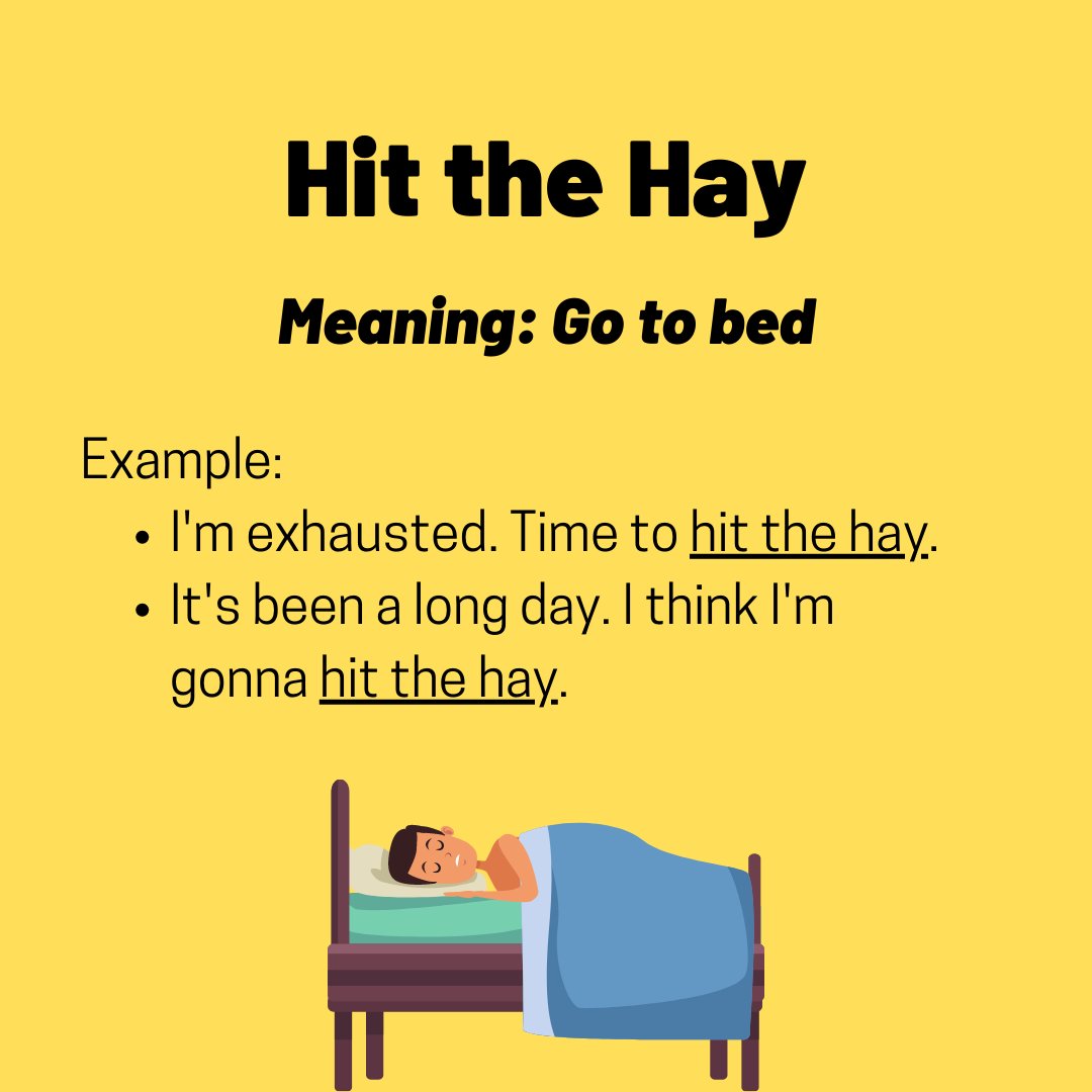 Time To Hit The Hay