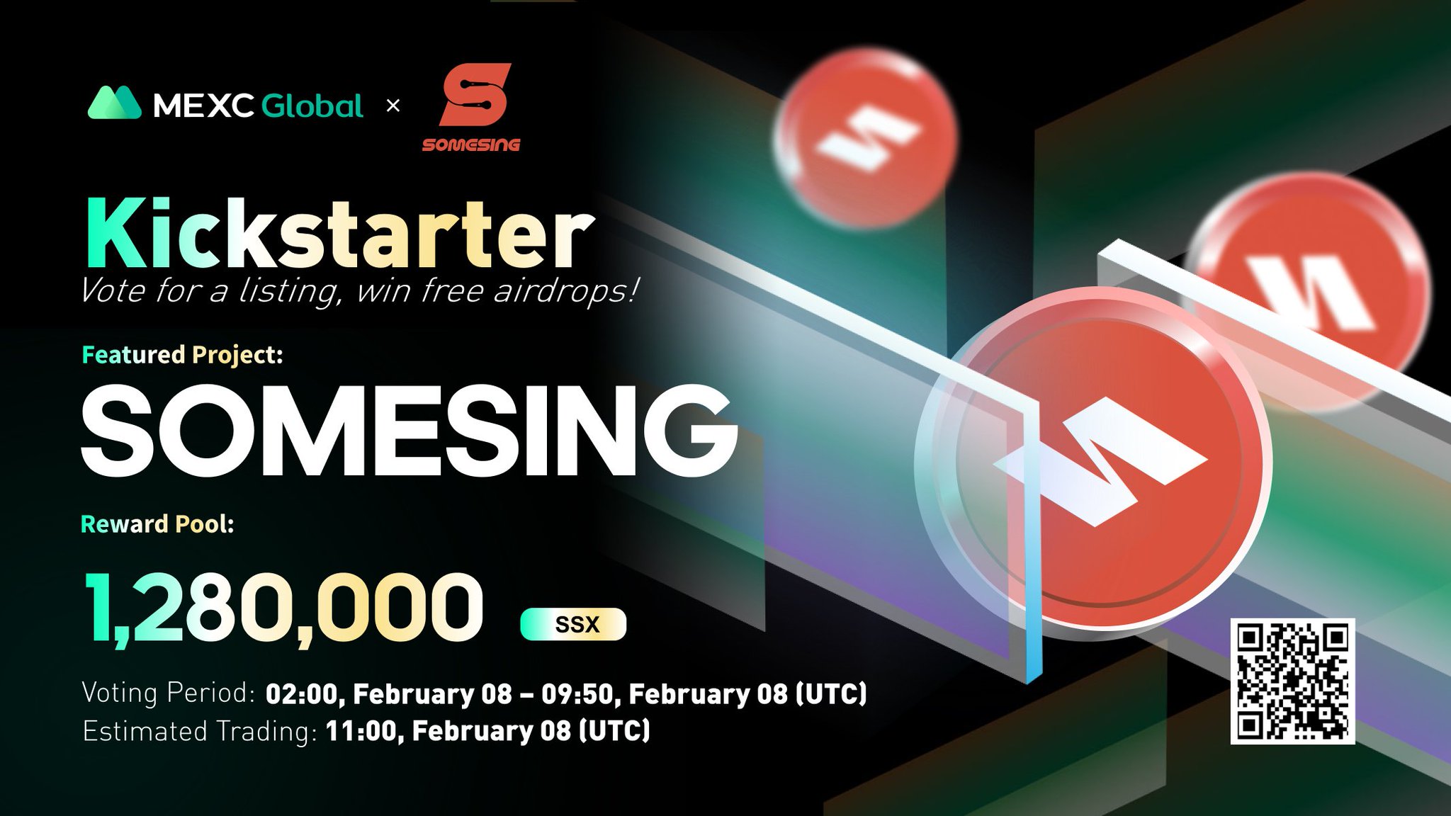 MEXC Global on Twitter: "Presenting the new #Kickstarter session with @somesinglovers 🗳Vote with ...