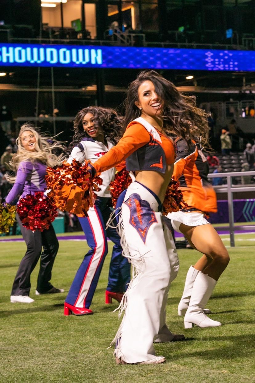 Broncos Cheerleaders Chaps