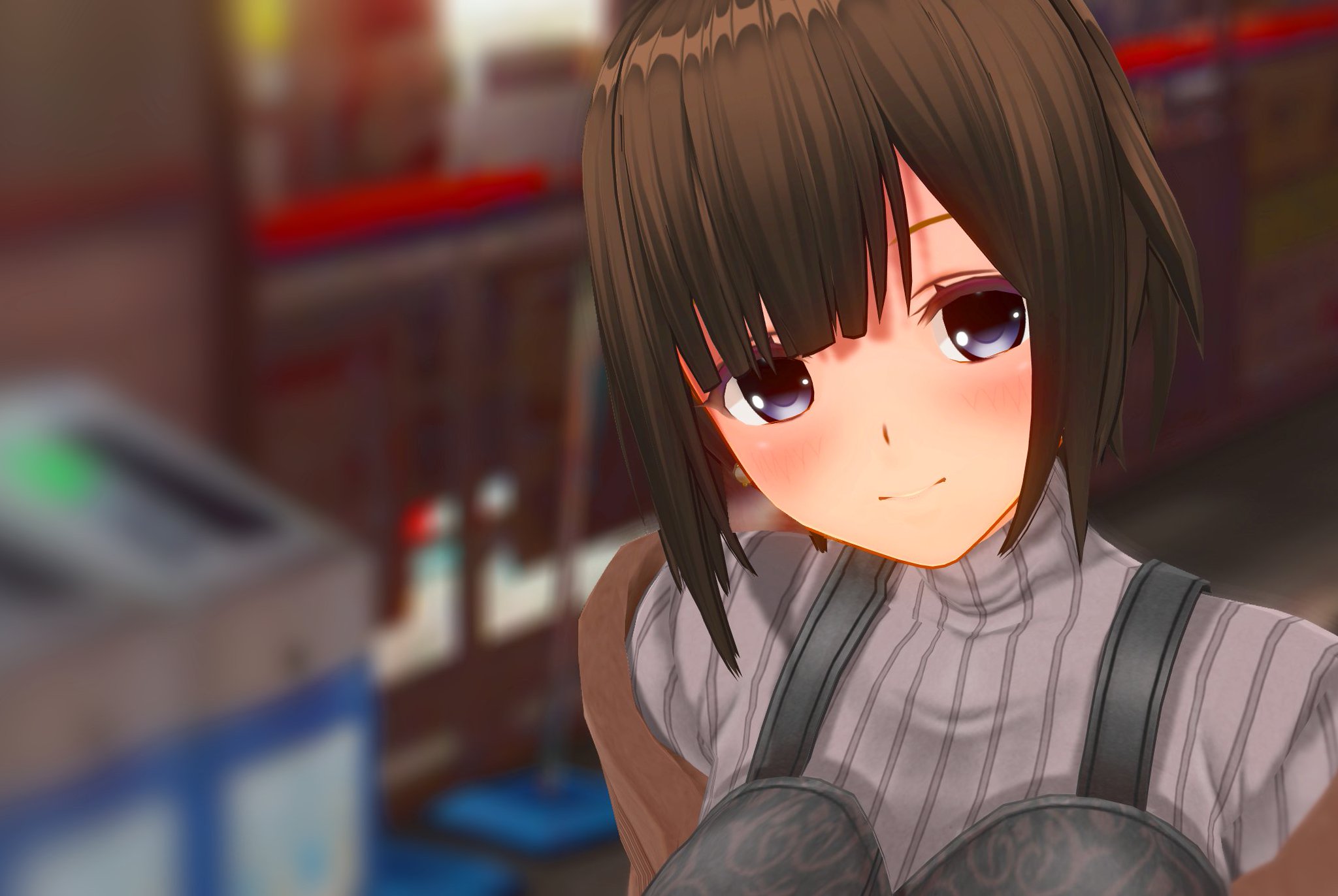 CM3D版深夜のエディット60分一本勝負 on Twitter: "RT @poro121089412: お題『笑顔 上目遣い』 「もう一軒、どうです？」 #cm3d版深夜の真剣エディット60 ...