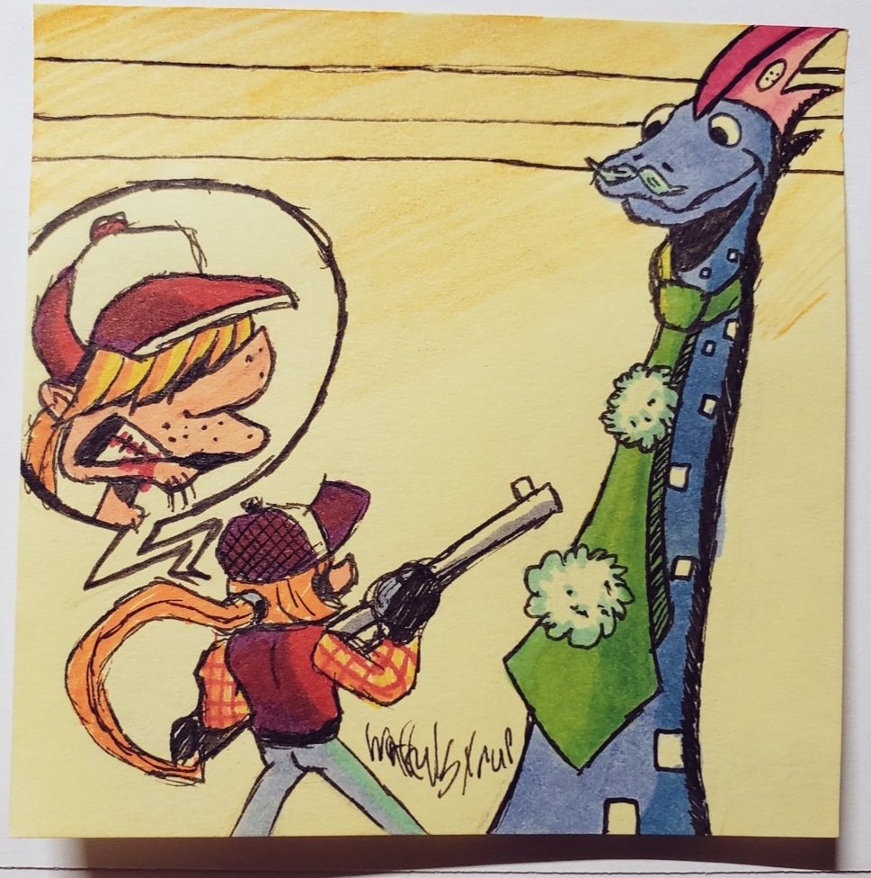 「WIPS These were all sketched and scanned. 」🧇ᗯᗩᖴᖴ🧇の漫画