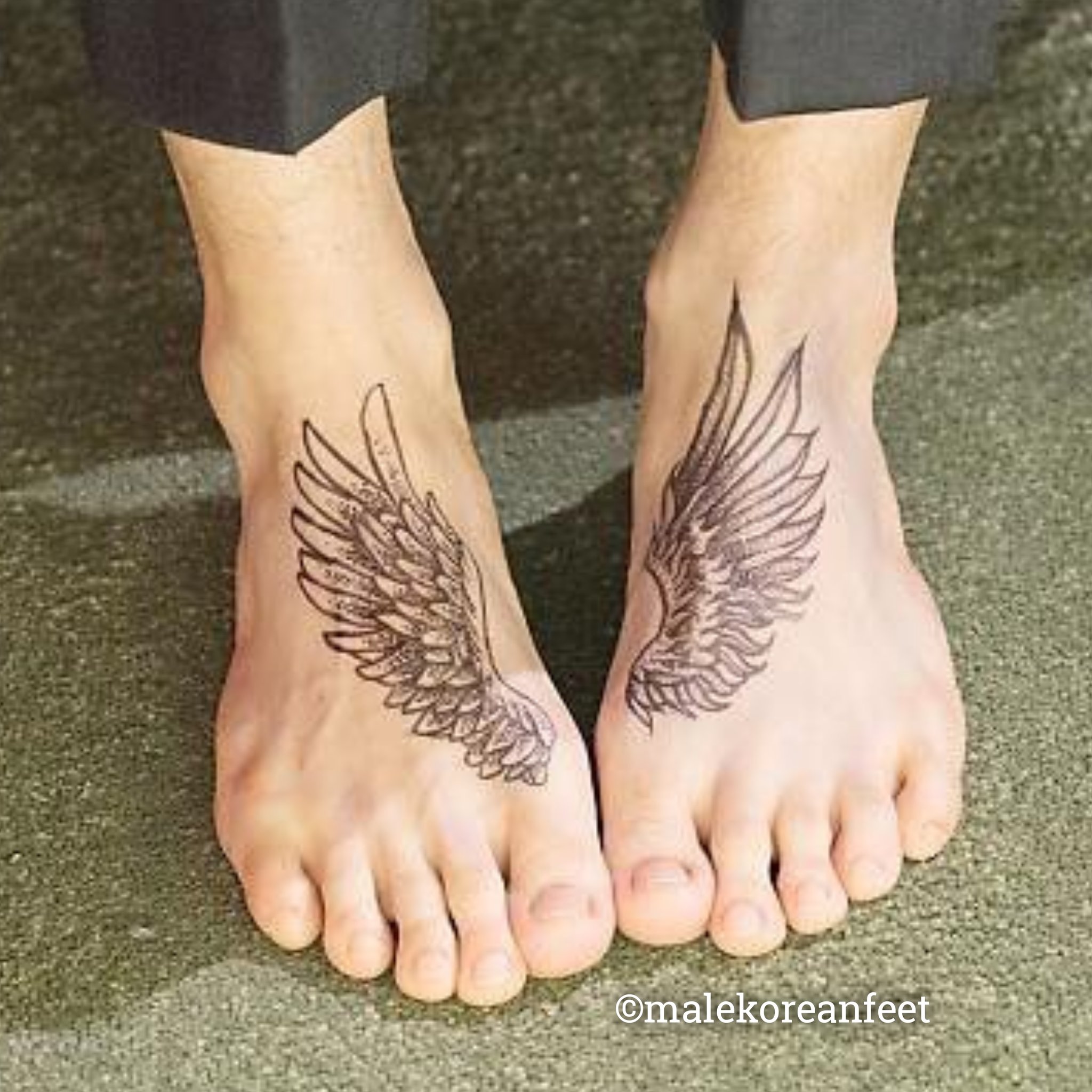 Angel Wing Tattoos On Foot