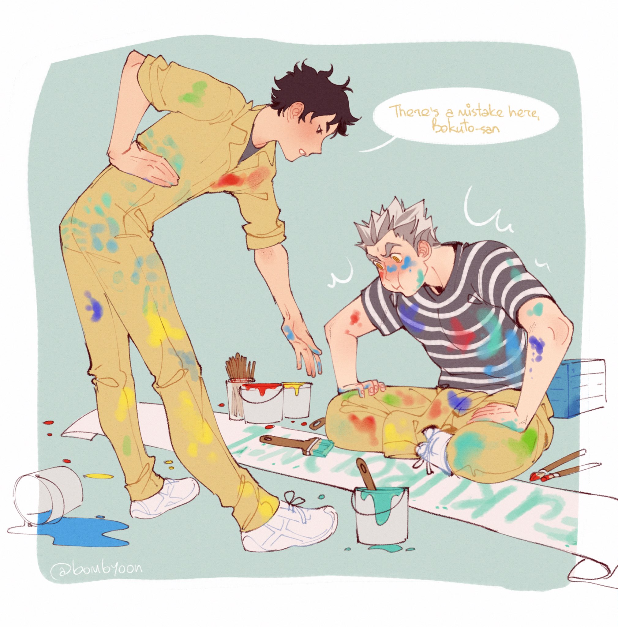 bmbyo🍒 on Twitter: "#haikyuu #bokuaka Самое комфортное, что существует в этом мире. https://t.co ...