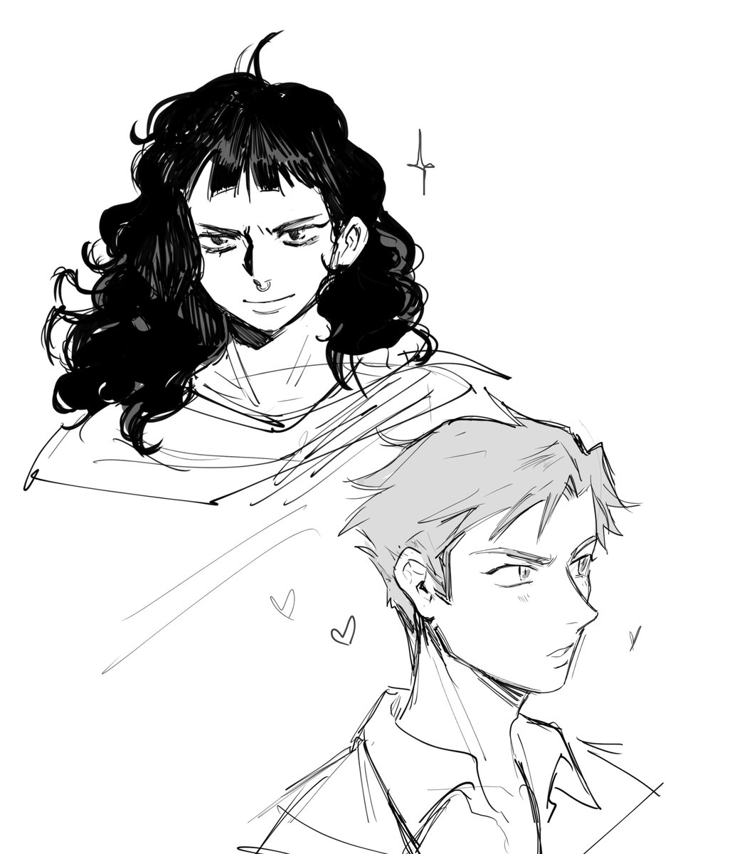 「quick doodle of my favs from @sparklerutile and @dianetruc's」yello🍎の漫画