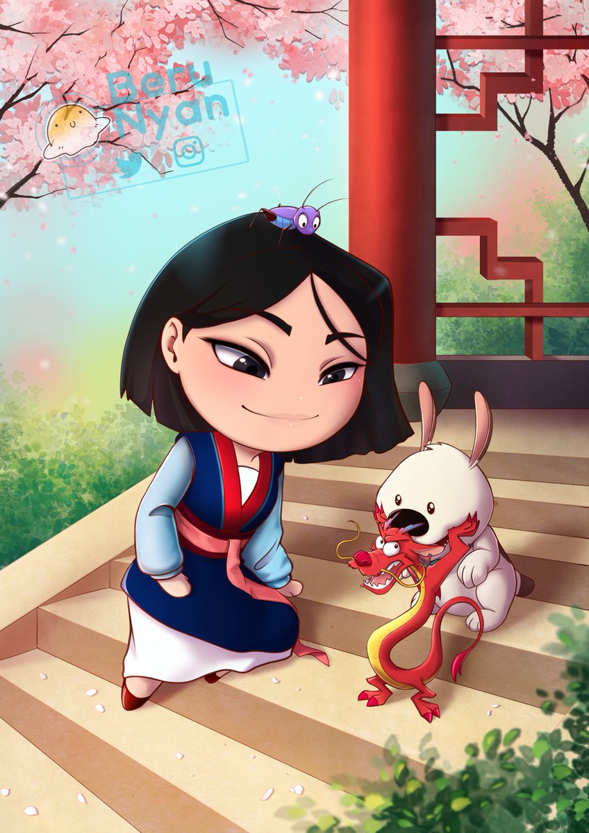 Chibi Disney Princess Mulan
