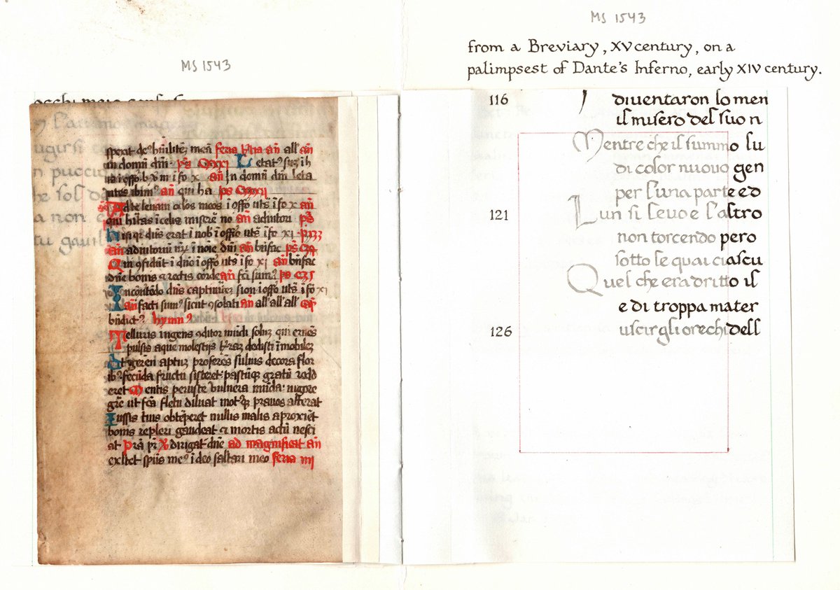 Dante, The Divine Comedy - one of the very earliest surviving witnesses ...