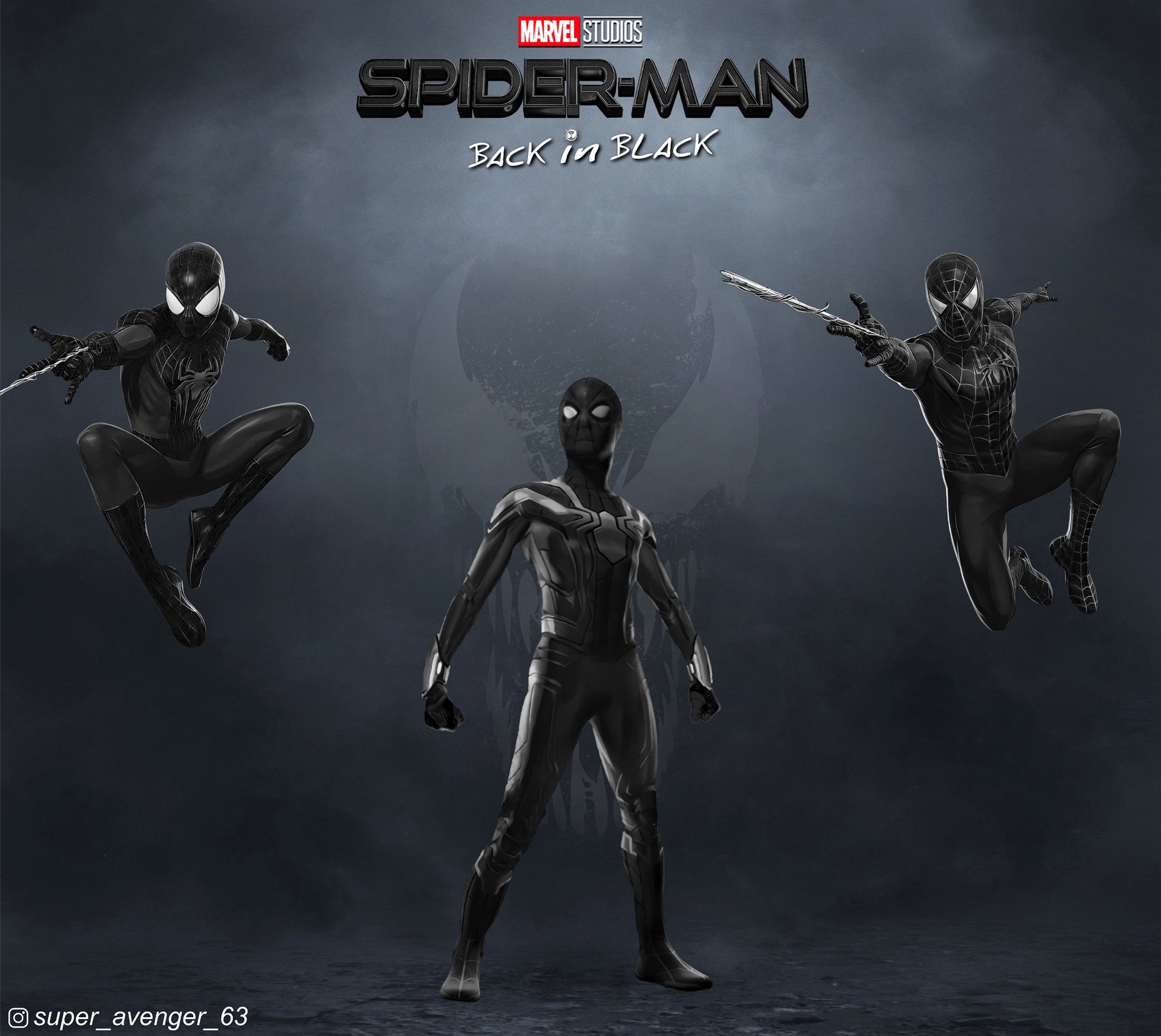 Back In Black Spiderman