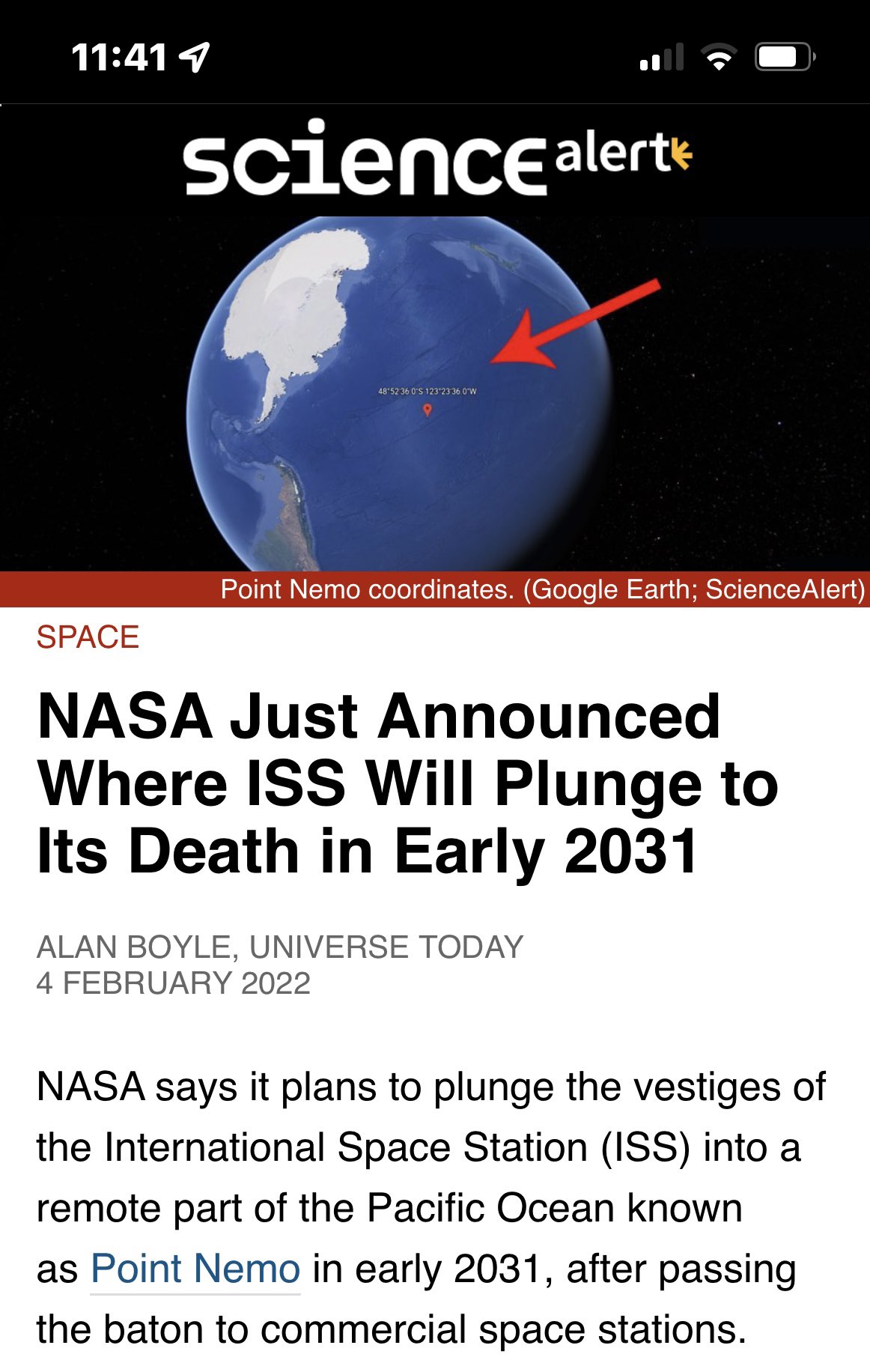 Nasa 2022 End Of World