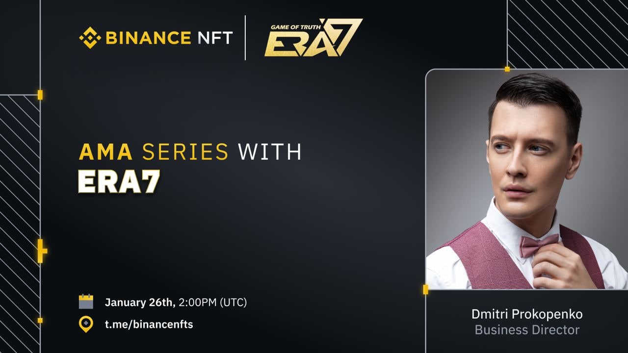 Era7: Game of Truth on Twitter: "📣Today, Jan 26 at 2:00 pm UTC we will conduct an #AMA on ...