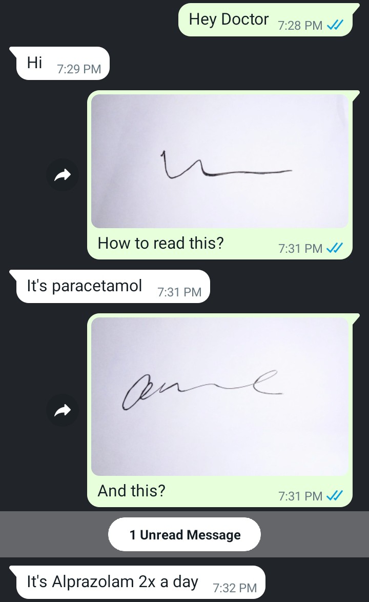 Memes Doctor Handwriting Doctor's Handwriting Cartoons And Comics