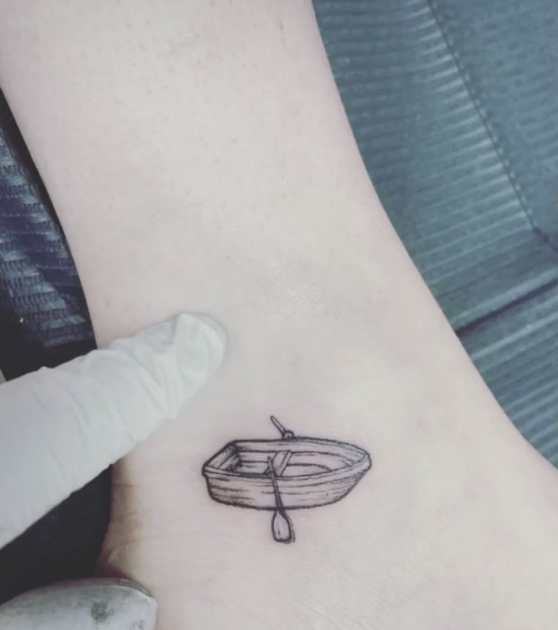 Row Boat Tattoo