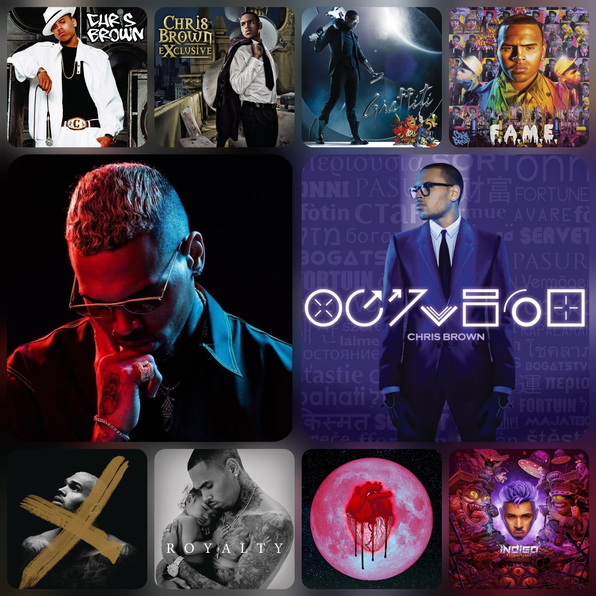 Chris Brown Exclusive Album Cover