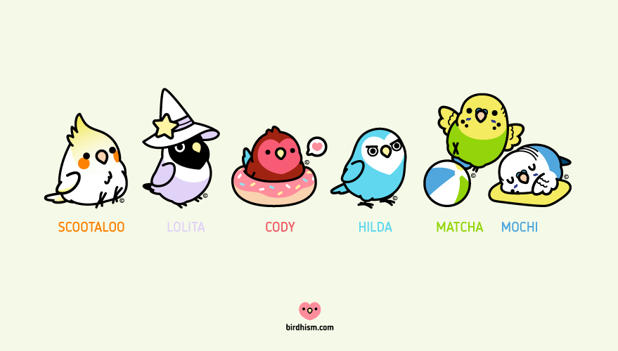 Cute Chibi Bird Drawings