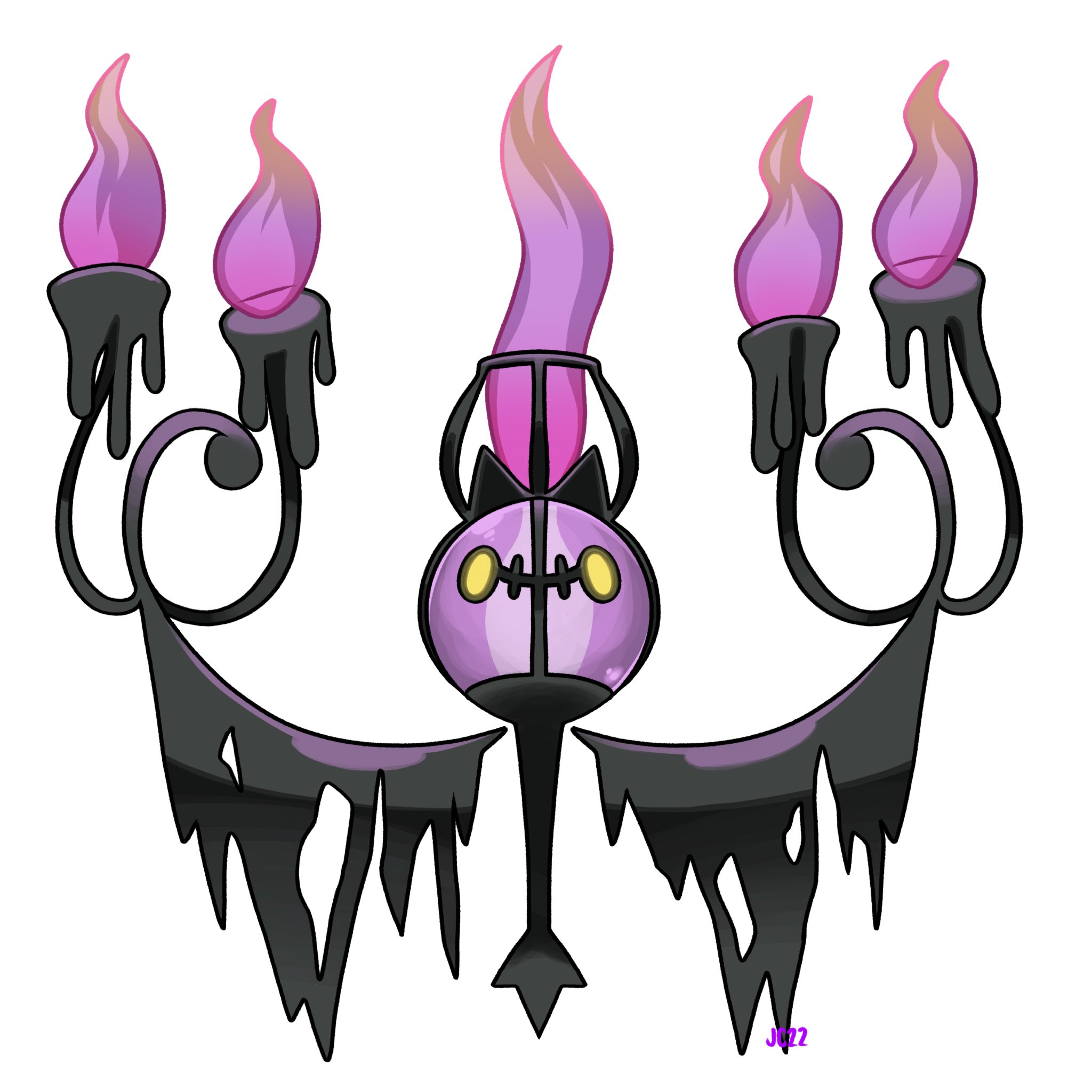Pokemon Mega Chandelure