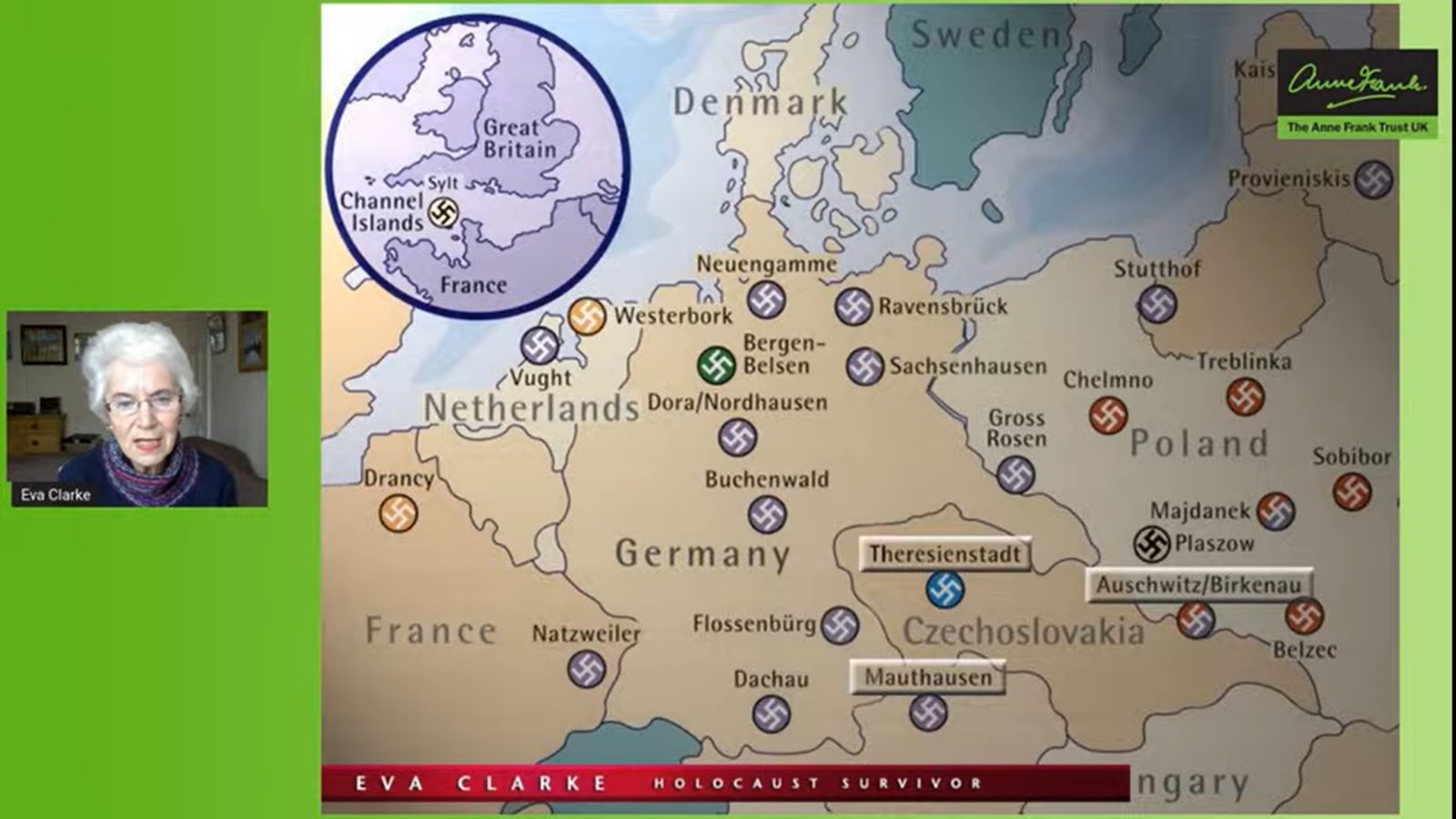 Bergen Belsen Concentration Camp Map The Liberation Of Belsen