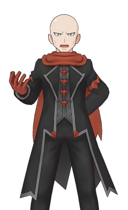 ポケモン「Cyrus (#PokemonMasters) 」|Making your favorite characters bald!のイラスト