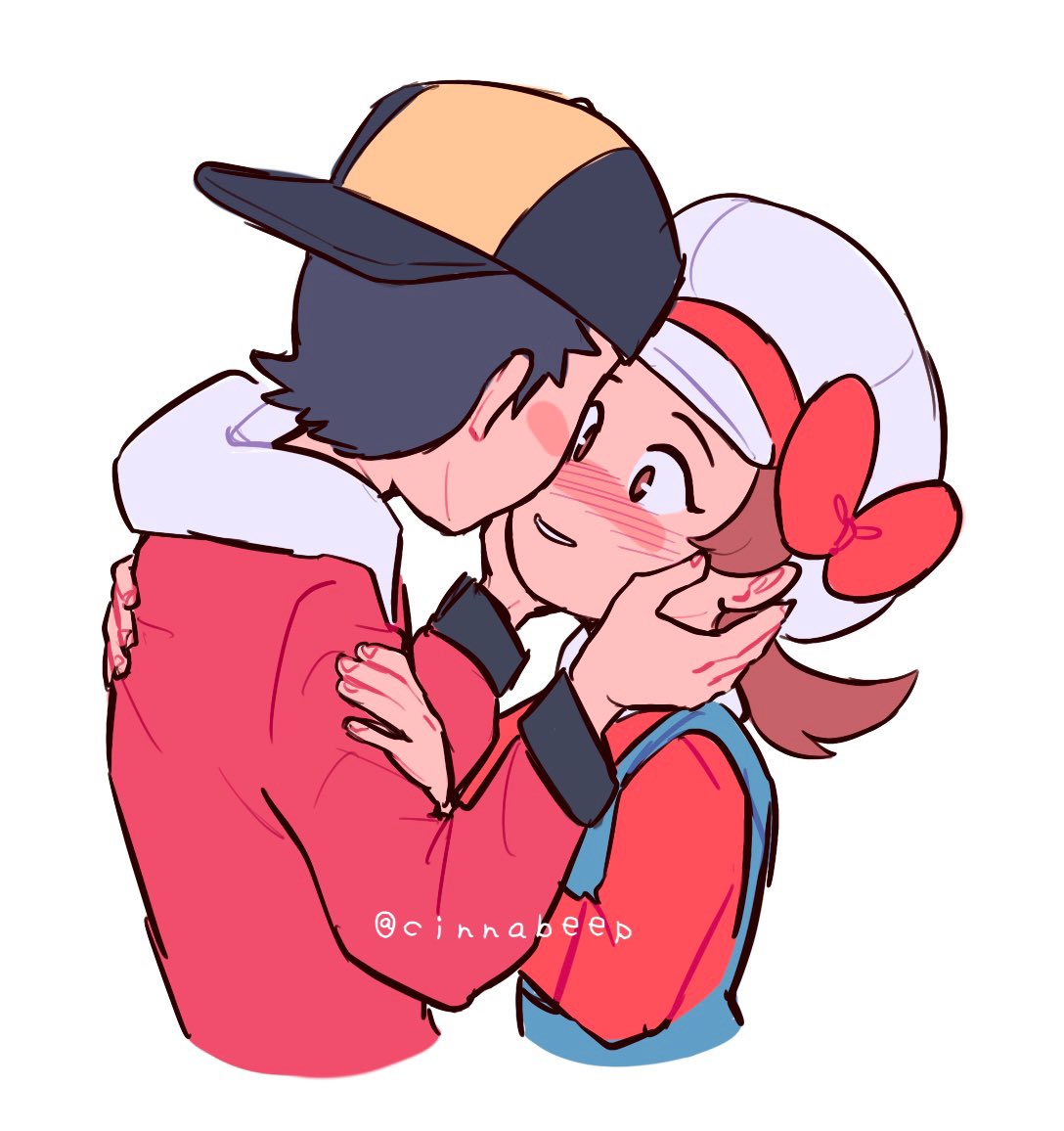 Pokemon Lyra And Ethan Kiss