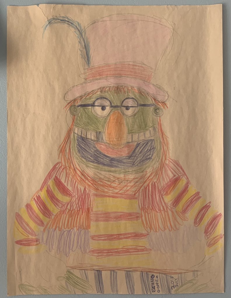 Richard “Toasterless Energy” Gomez on Twitter: "RT @StarmansArt: Dr Teeth, July 2015 (I just ...