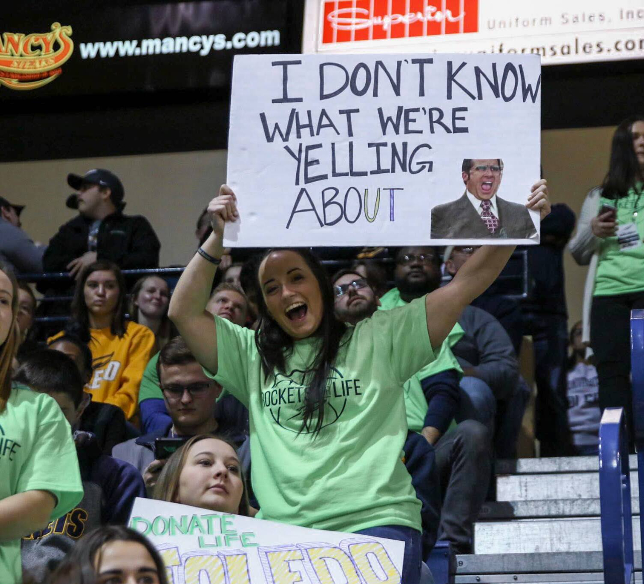 Cute Basketball Fan Signs