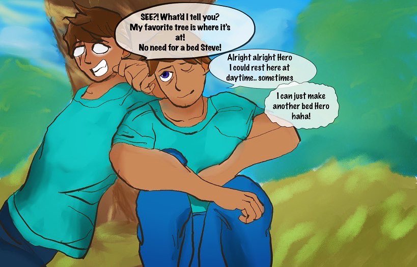Herobrine X Steve Yaoi