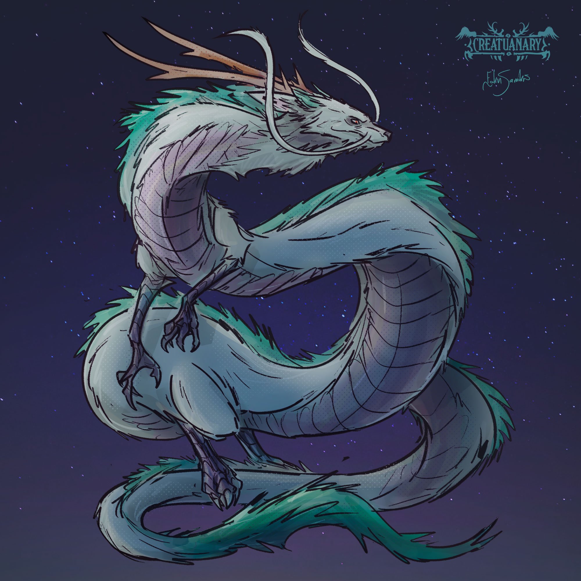 Haku Dragon Art