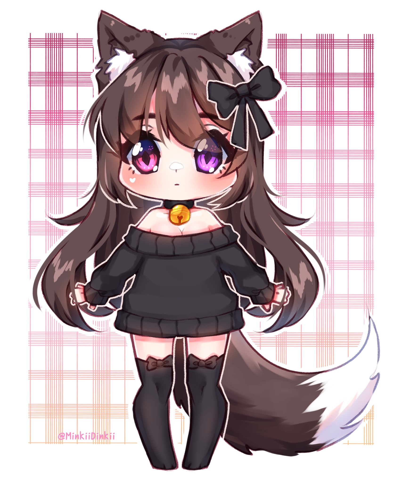 Anime Wolf Girl Chibi