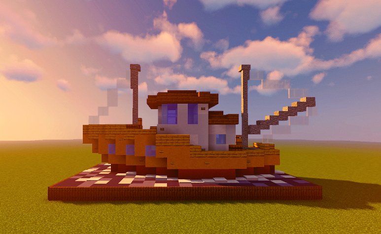 Minecraft Fishing Boat