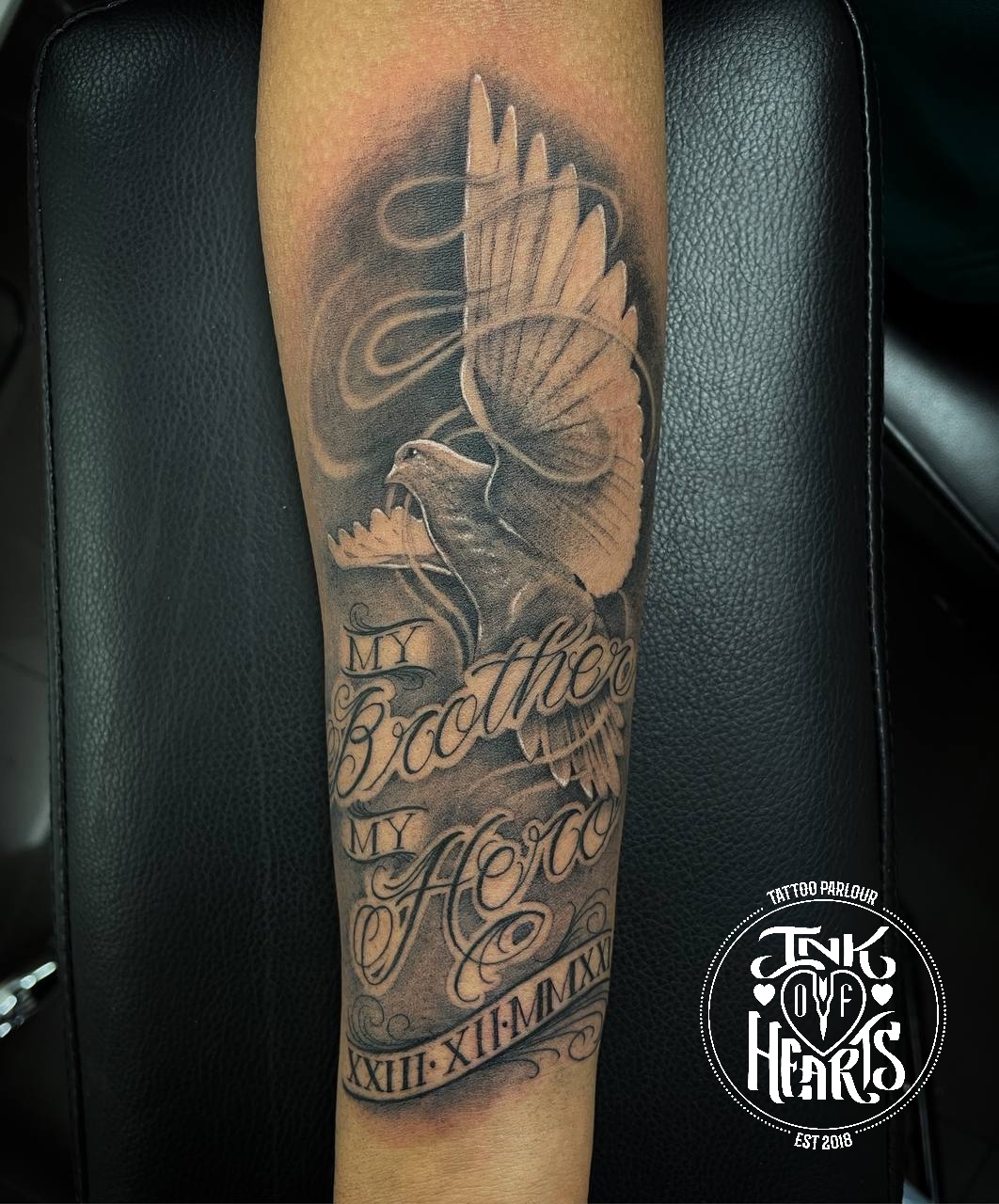 Rip Tattoo Designs On Forearm