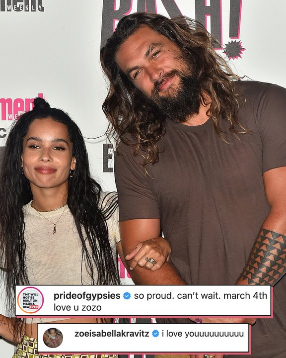 Jason Momoa Zoe Kravitz