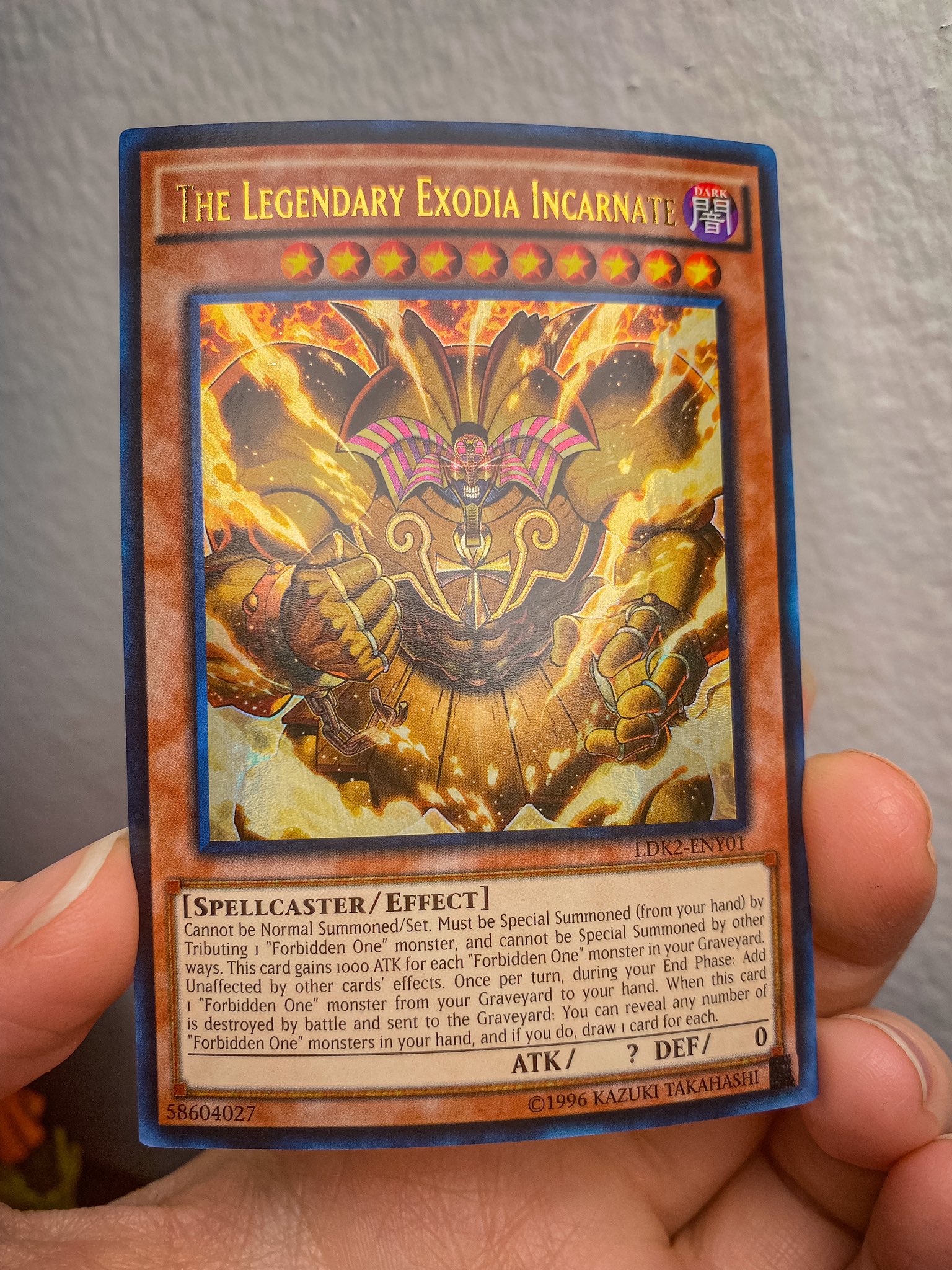Yugioh Exodius The Ultimate Forbidden Lord Deck