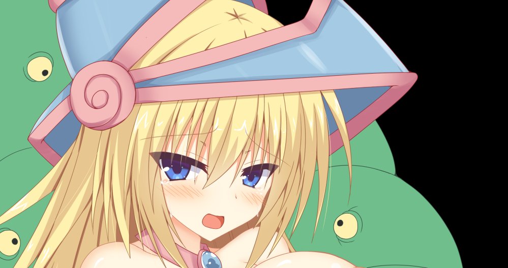 Dark Magician Girl 1girl Blonde Hair Duel Monster Long Hair Blue Eyes