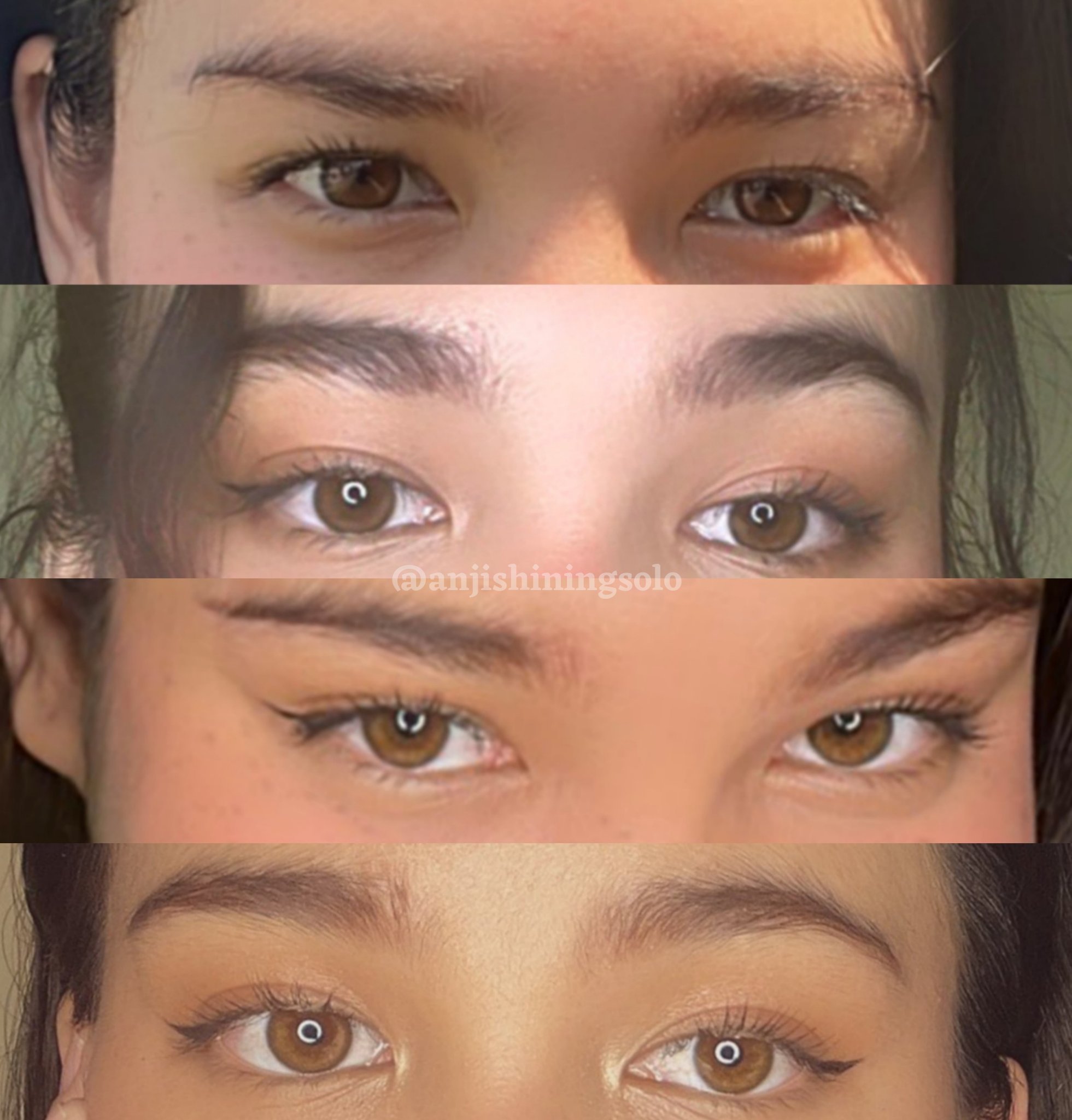 Honey Eyes Before After
