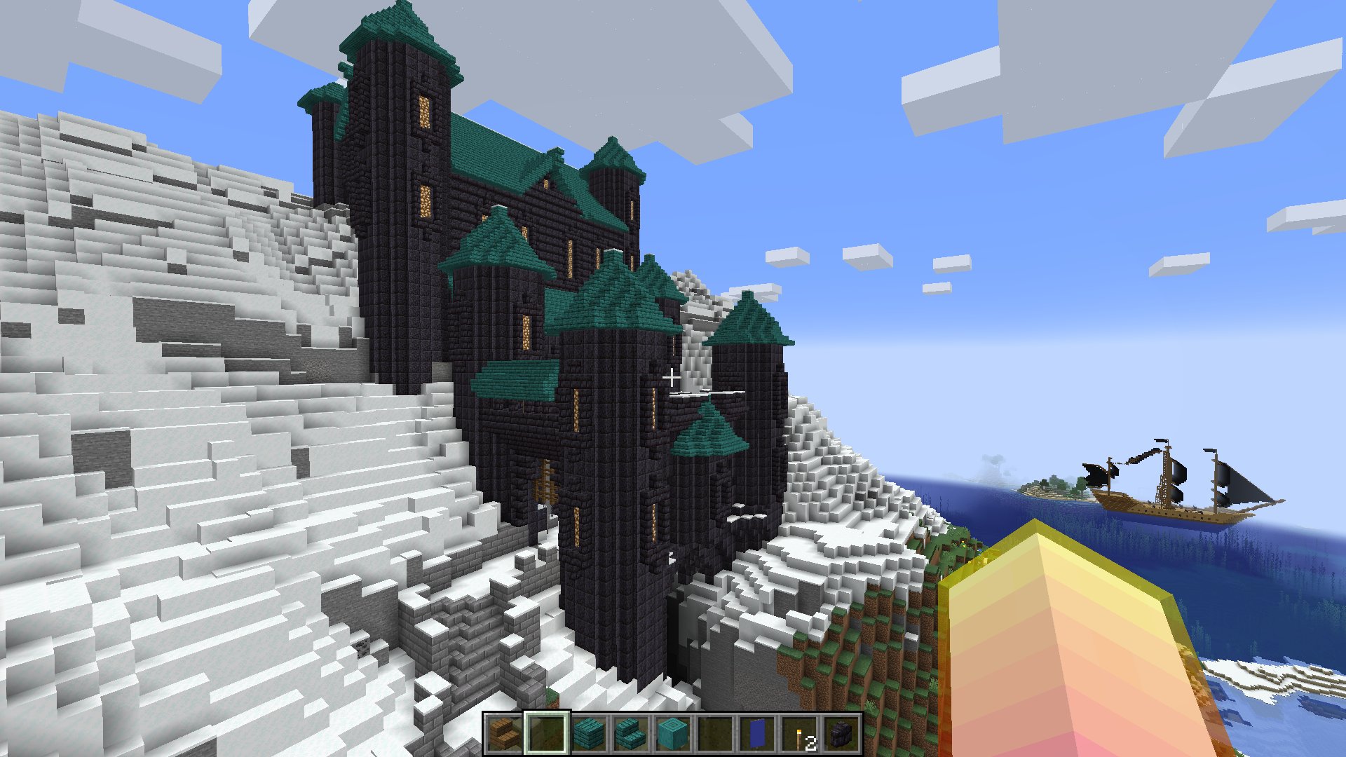 Mountain Castle Minecraft
