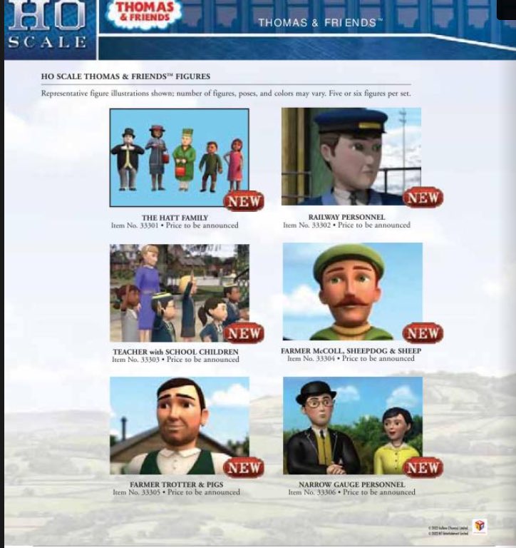 Thomas Friends Figures Narrow Gauge Personnel Bachmann Trains 33306 ...