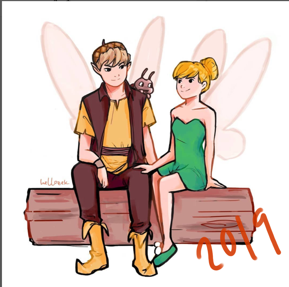 Tinkerbell And Terence Fan Art