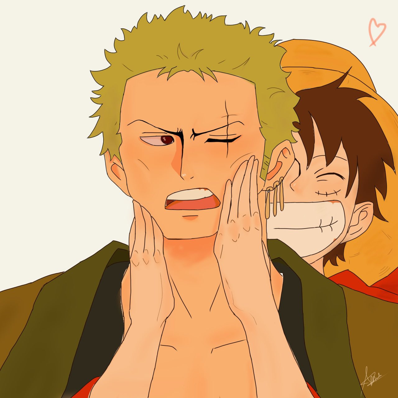 Luffy X Zoro Yaoi Doujinshi