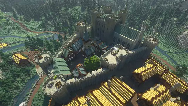 Minecraft Lord Of The Rings Castle