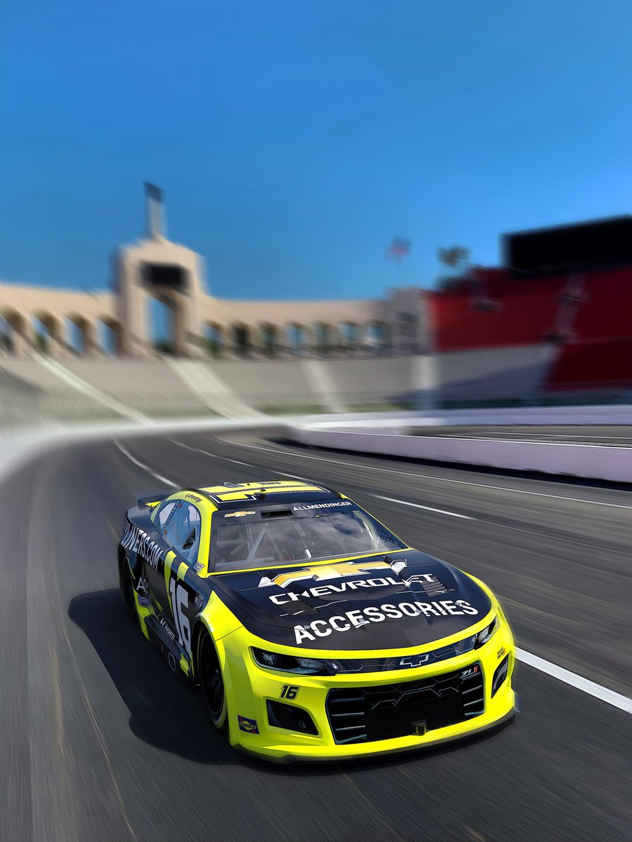 Allmendinger's car for the Clash : r/NASCAR