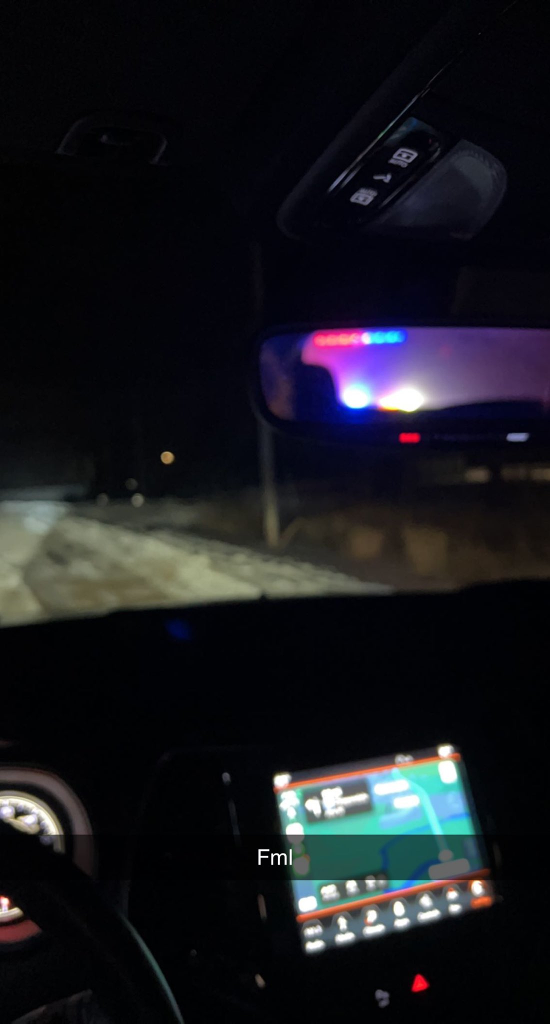 Pulled Over At Night