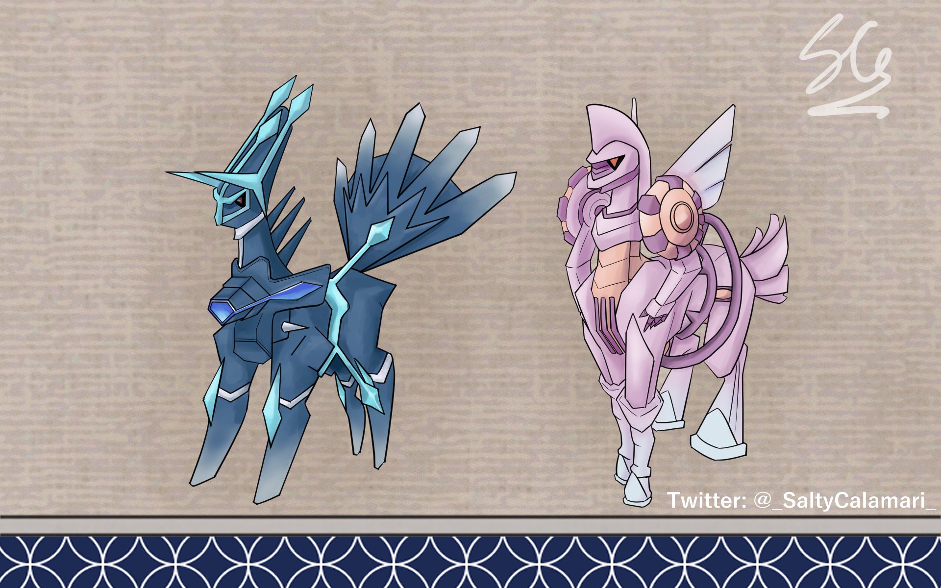 Drawing Pokemon Dialga