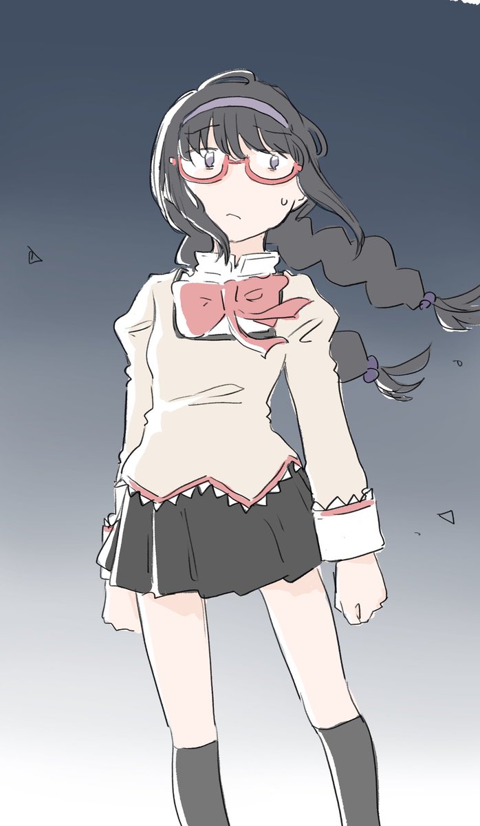 「何も悪いことしてないのに日曜夜になってしまっためがほむちゃん 」たこぱいそん 1日目東5ミ 06bのイラスト
