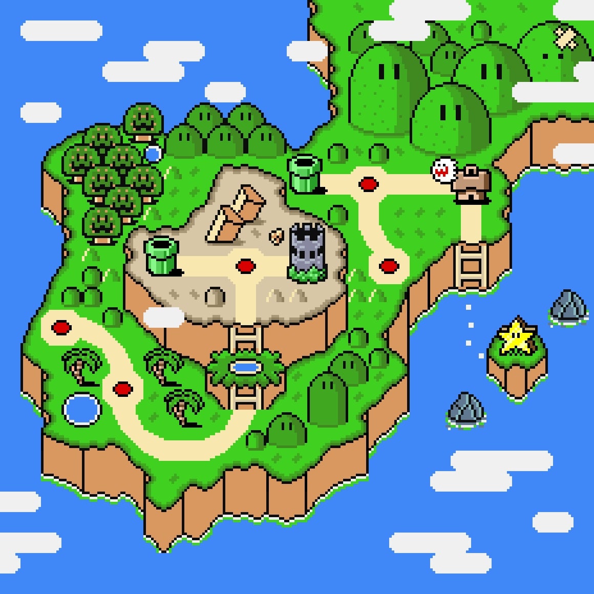 Super mario maps