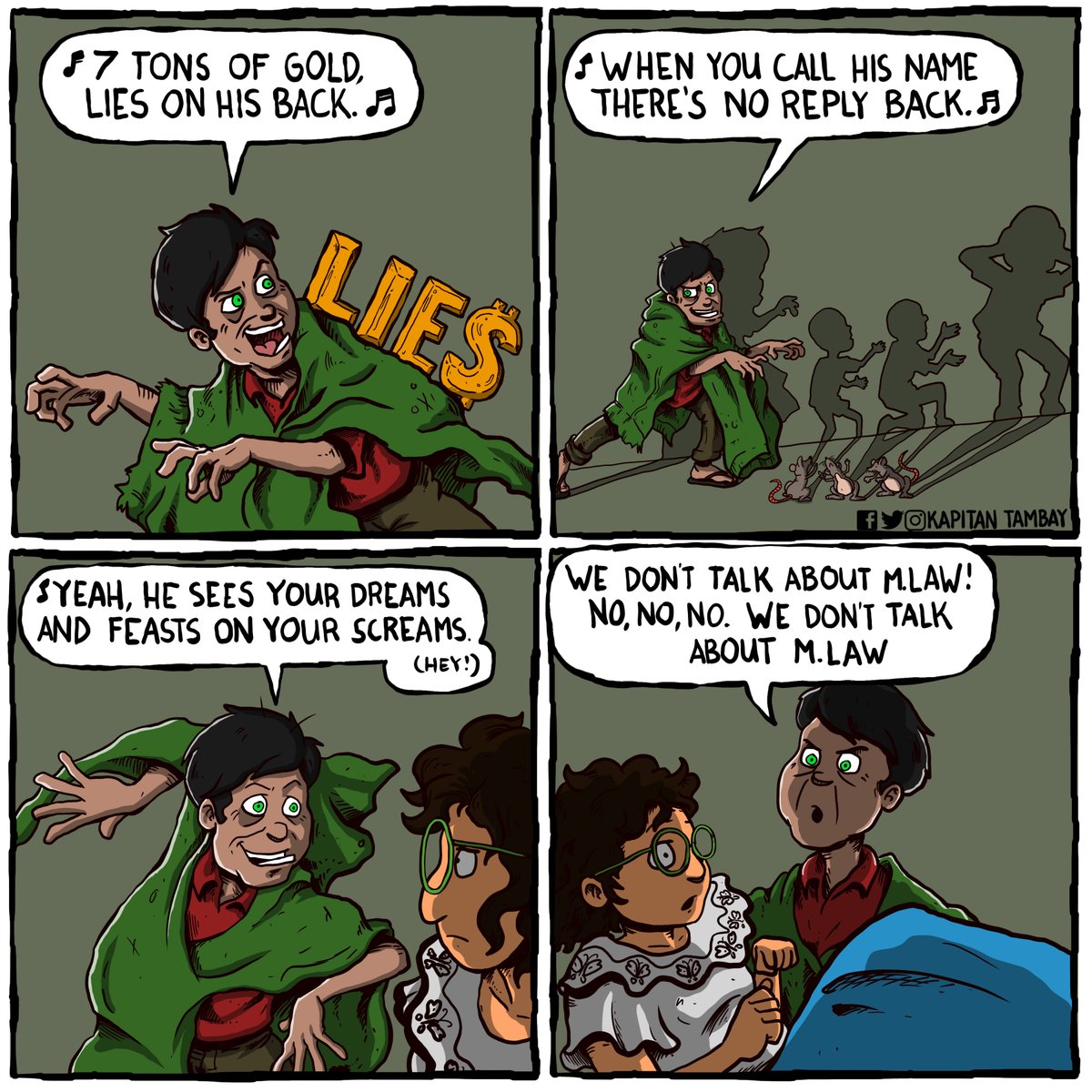 「SILENZIO BRUNO! Ay mali... 」Kapitan Tambayの漫画