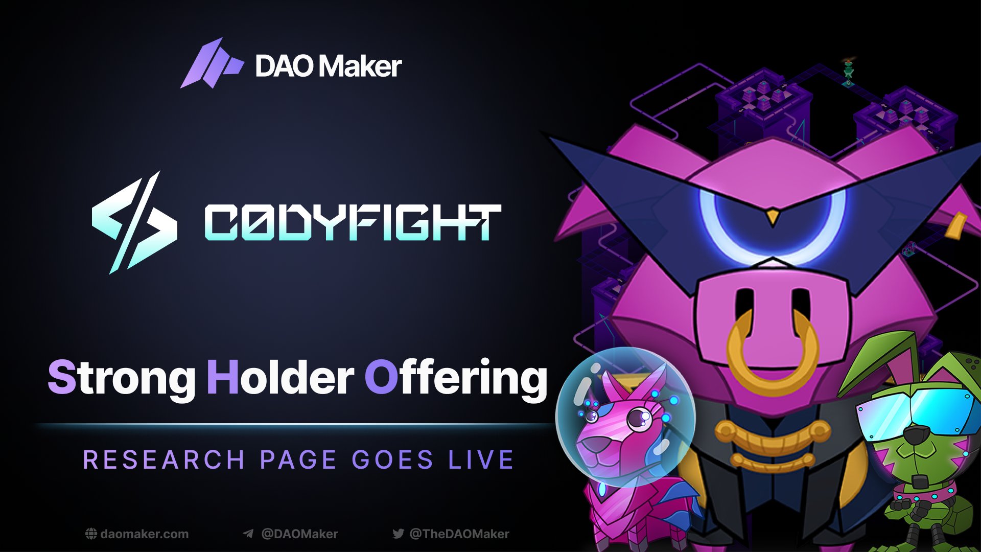 DAO Maker on Twitter: "Research Page — CodyFight Codyfight is AI vs. Human competition metaverse ...