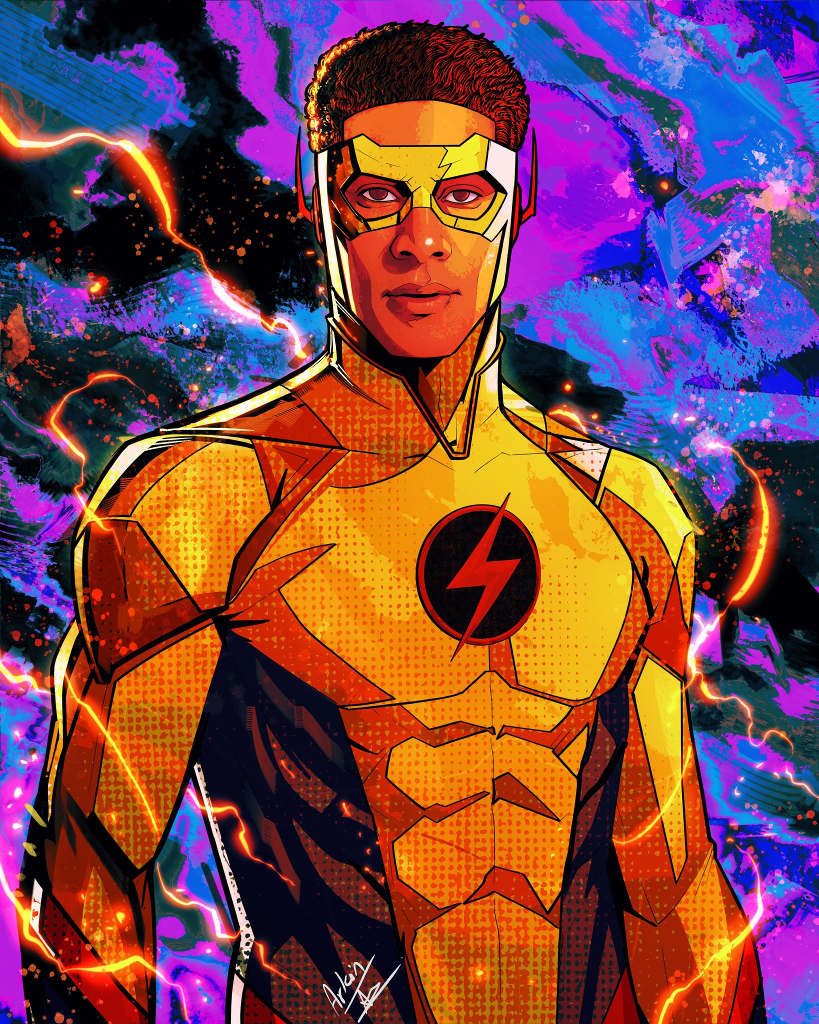 Kid Flash Concept Art