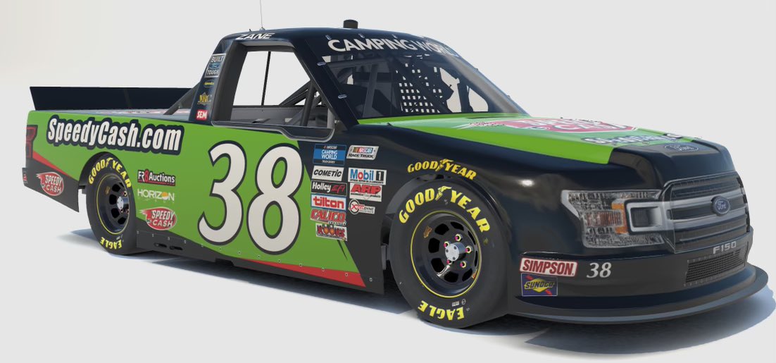 Speedy Cash will sponsor Zane Smith at the Texas Truck race. : r/NASCAR